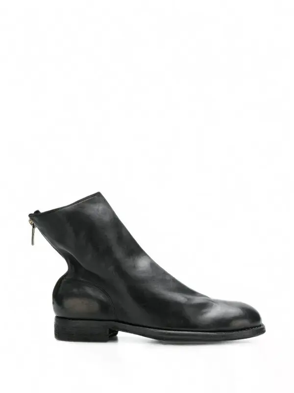 Guidi Rear Zip Leather Boots