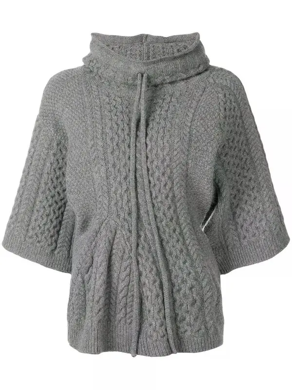 Stella McCartney Aran Knit Top - Grey