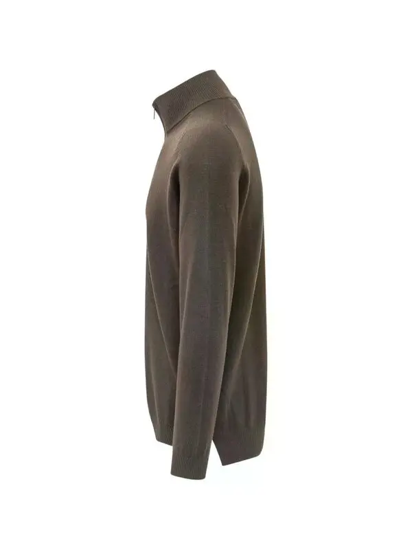 Premiata Quarter-zip Wool Sweater