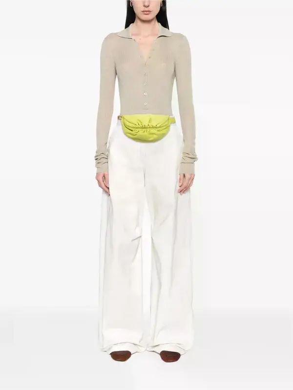 Bottega Veneta Lambskin Chain Pouch Belt Bag