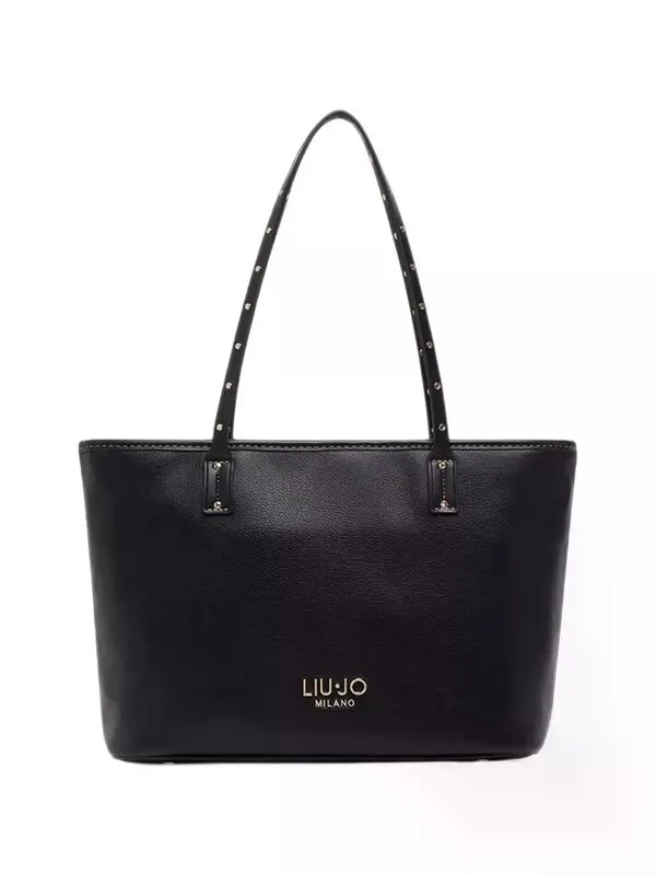 Liu Jo Studded Pebbled-effect Tote Bag