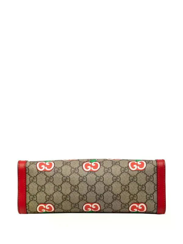 Gucci Gg Supreme Apple Padlock Tote Bag