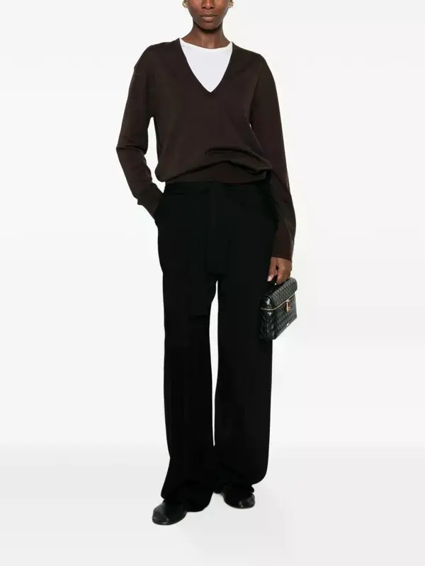 TOTEME V-neck Knitted Sweater