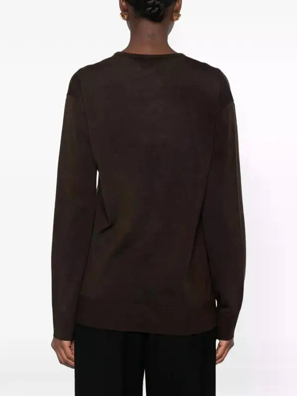 TOTEME V-neck Knitted Sweater