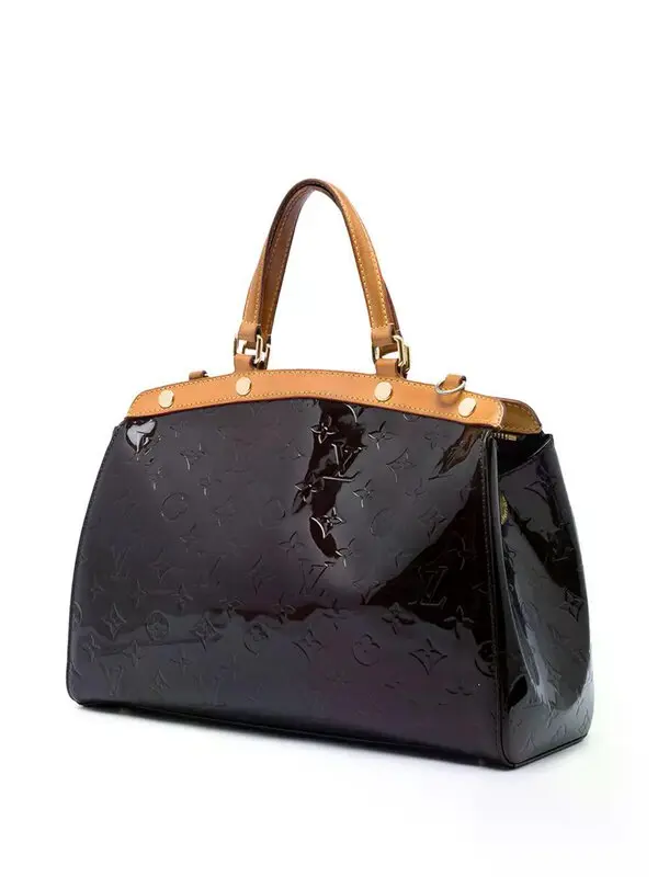 LOUIS VUITTON 2012 Monogram Vernis Brea Mm Satchel