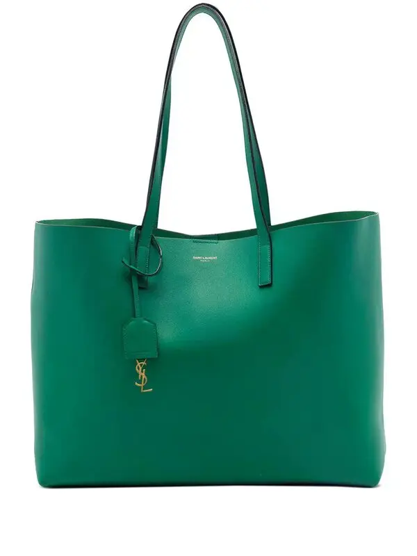 Saint Laurent 2016 Large Leather East West Shopping Tote Bag - Green