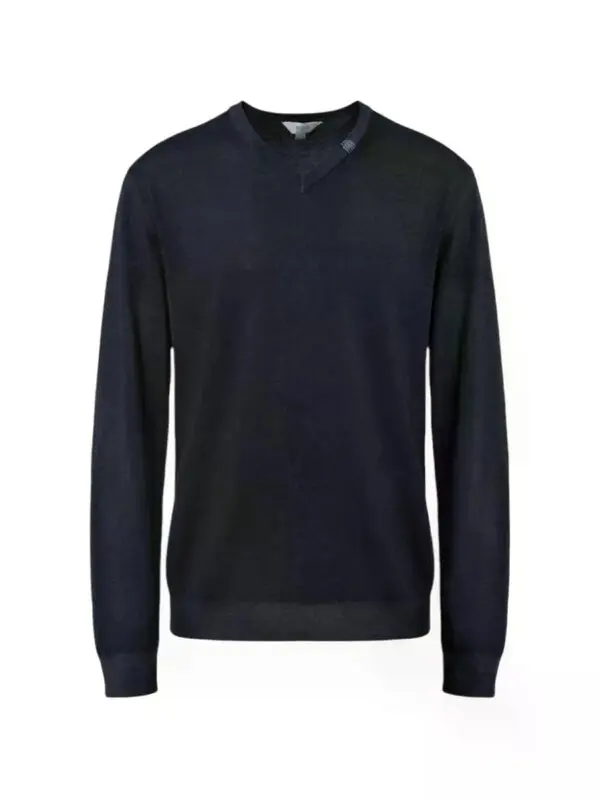 Malo Tavolozza Knitted Sweater - Blue