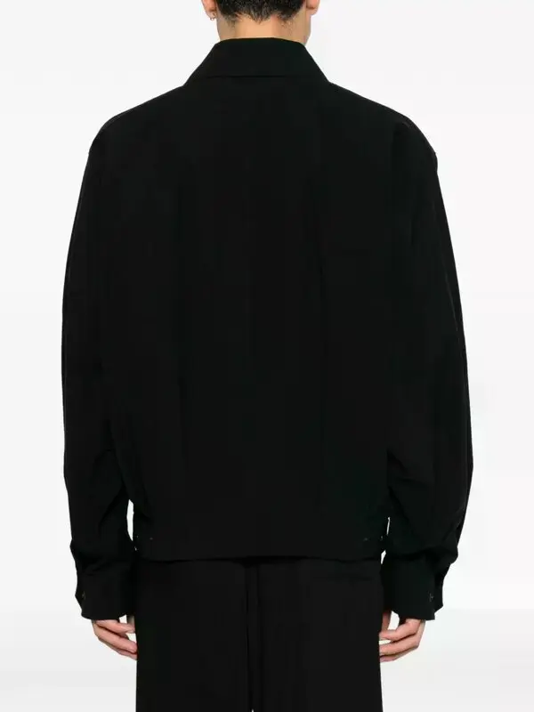 Issey Miyake Button-fastening Flap-pocket Overshirt