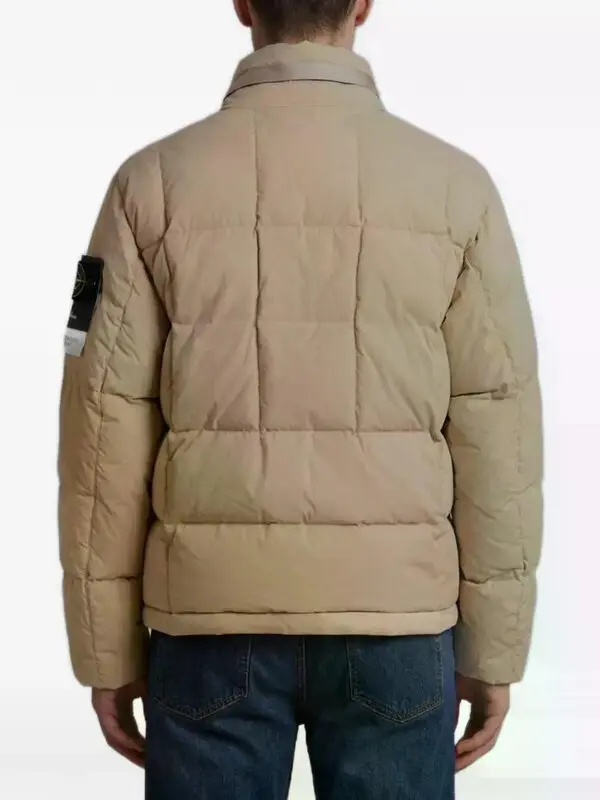 Stone Island Quilted Logo Patch Jacket