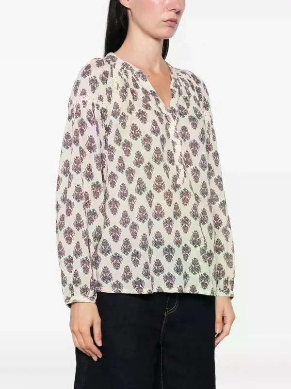 MAISON123 Danica Paisley-print Blouse