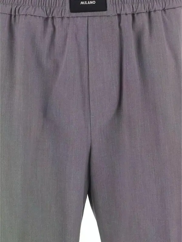 Just Cavalli Logo-patch Elasticated Trousers - Grey