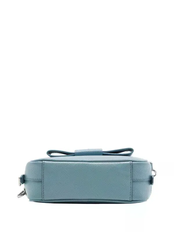 Prada 2013-2026 Saffiano Fiocco Bow Camera Bag Crossbody Bag