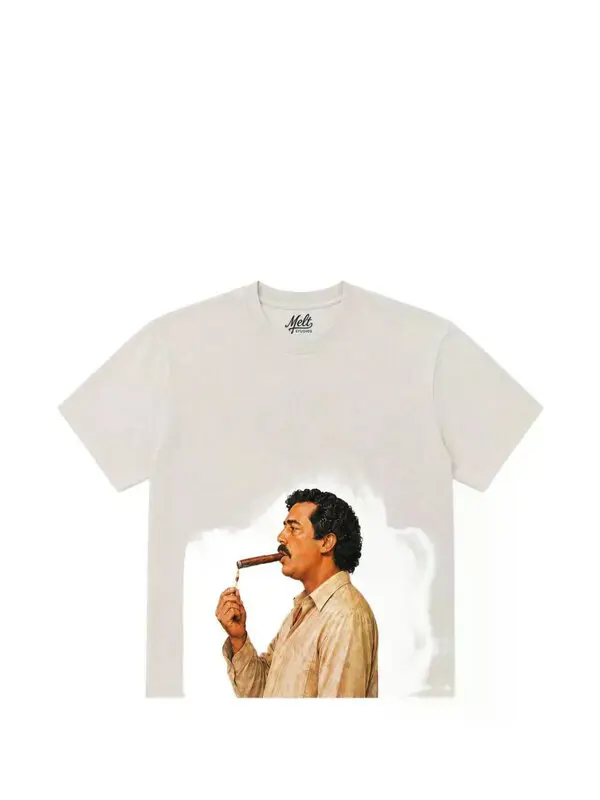 MELT Graphic-print T-shirt - Neutrals