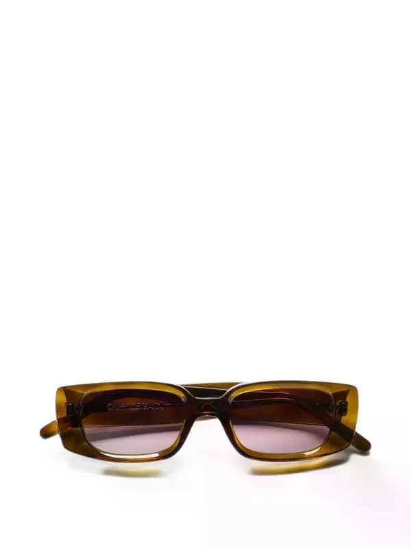 Our Legacy Samhain Rectangle-frame Sunglasses - Brown