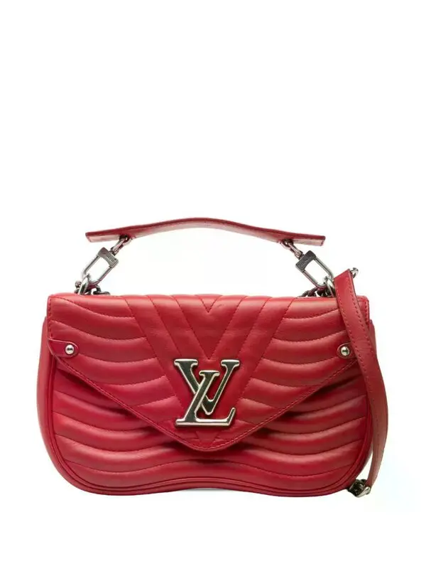 LOUIS VUITTON 2019 New Wave Chain Bag Mm Satchel - Red