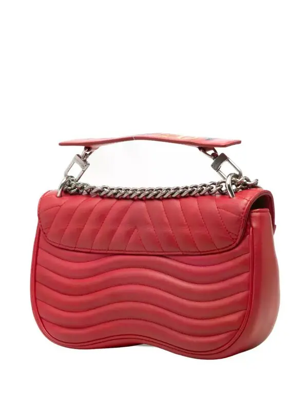 LOUIS VUITTON 2019 New Wave Chain Bag Mm Satchel