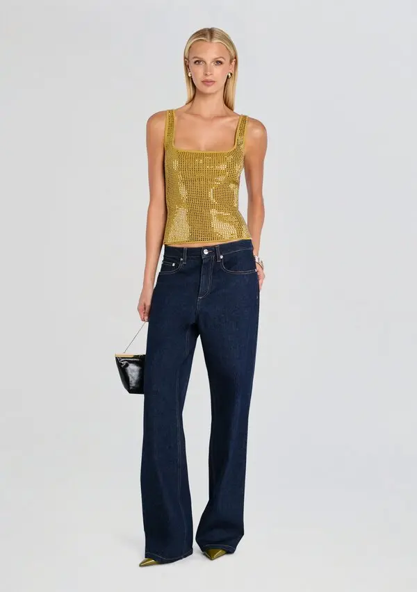 Retrofete Marzia Embellished Top
