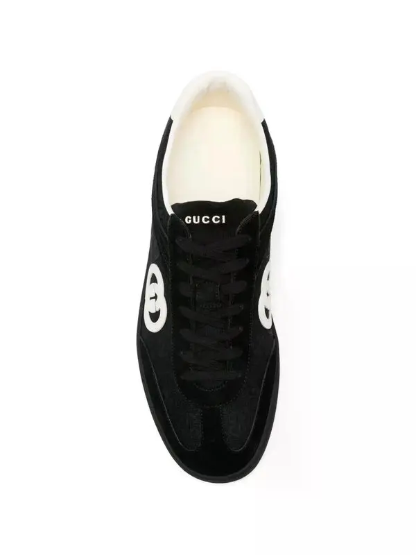 Gucci Gg Monogram Lace-up Sneakers