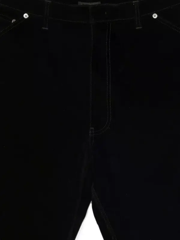 Prada Velvet-finish Trousers