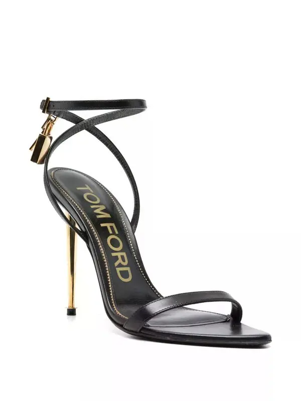 TOM FORD Padlock Leather Sandals