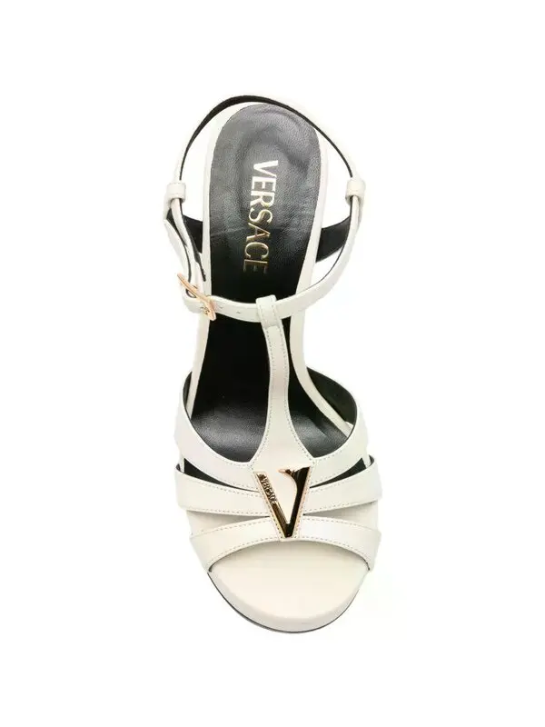 Versace V T-bar Sandals