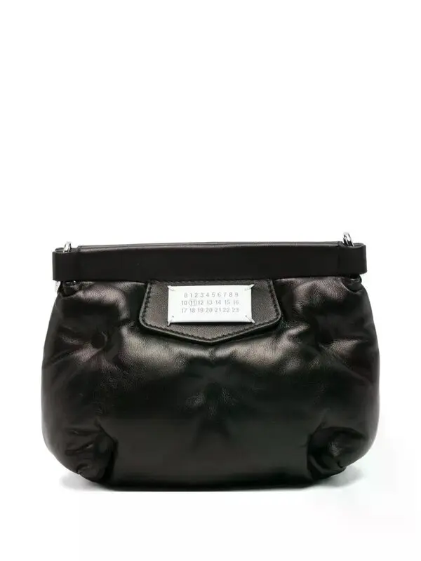 MAISON MARGIELA Quilted Leather Crossbody Bag - Black