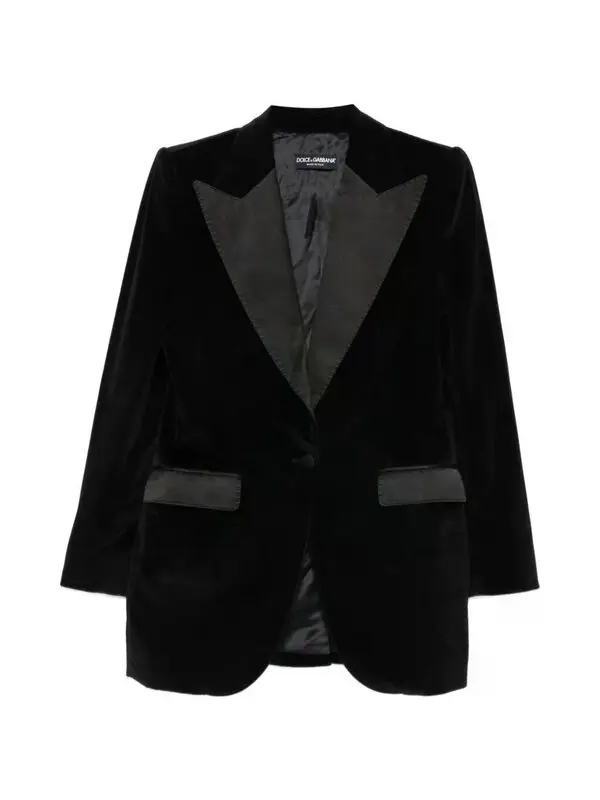 Dolce & Gabbana Velvet Blazer