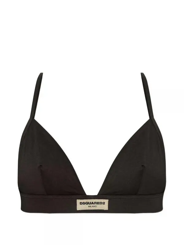 Dsquared2 Logo Triangle Bra - Brown