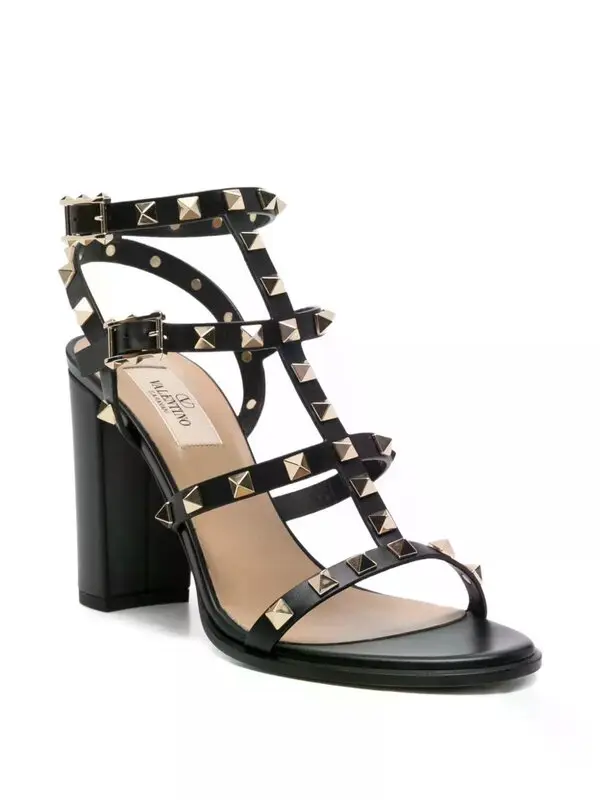 Valentino Garavani Rockstud Ankle-strap Heeled Sandals
