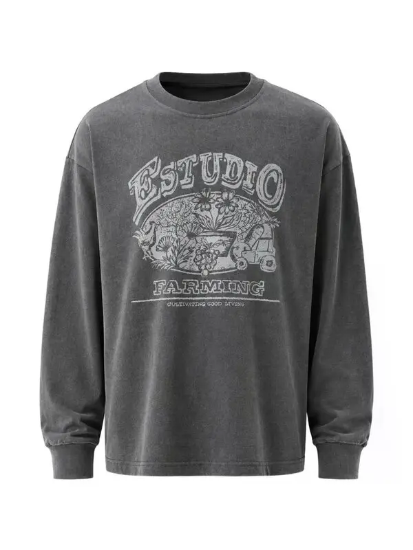 Estudio Niksen Farming Graphic Print Pullover