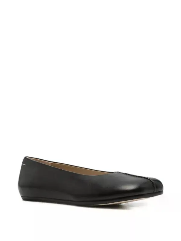 MAISON MARGIELA Stitch-out Ballet Flats - Black