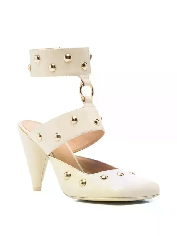 Chloé Jade Studded Pumps - Neutrals
