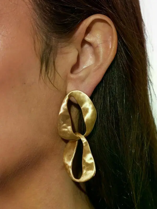 Cult Gaia Rue Mini Drop Earring - Gold