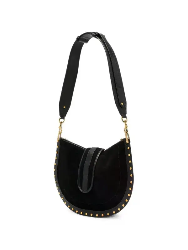 Isabel Marant Étoile Oskan Soft Studded Leather Shoulder Bag