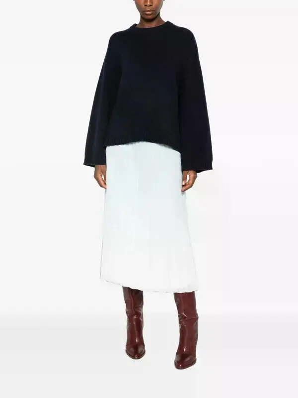 MAISON123 Odessa Pleated Midi Skirt