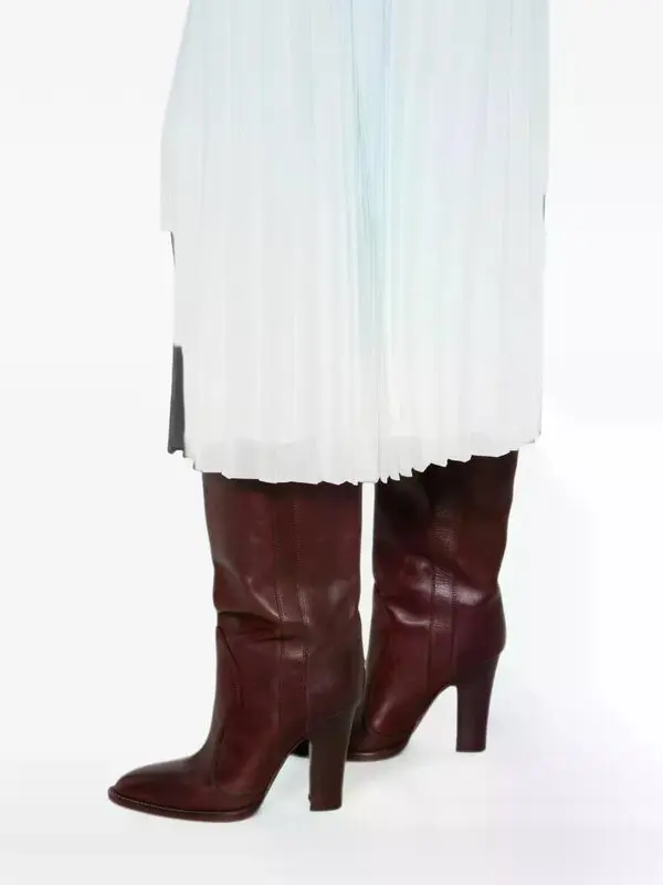 MAISON123 Odessa Pleated Midi Skirt