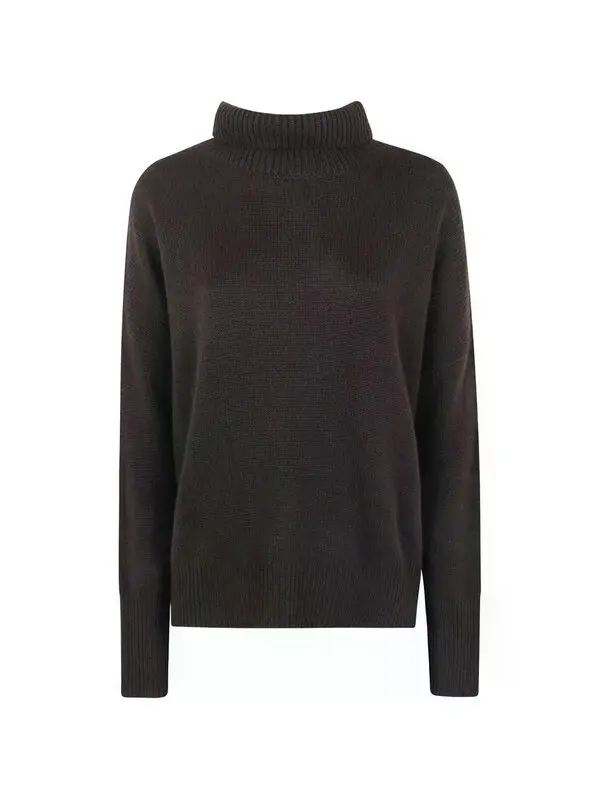LISA YANG Heidi Cashmere Roll-neck Sweater - Brown