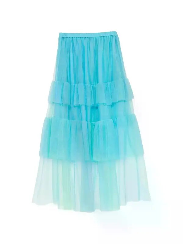 Cynthia Rowley Odette Tulle Skirt - Blue