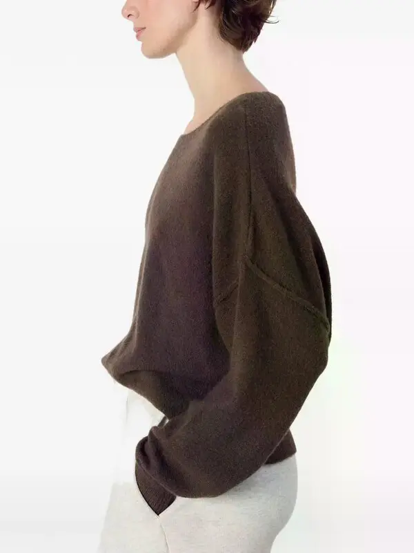 American Vintage Boat-neck Sweater - Brown