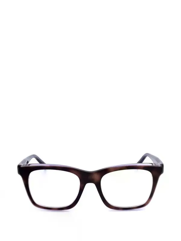 Missoni Tortoiseshell-effect Rectangle-frame Glasses - Brown