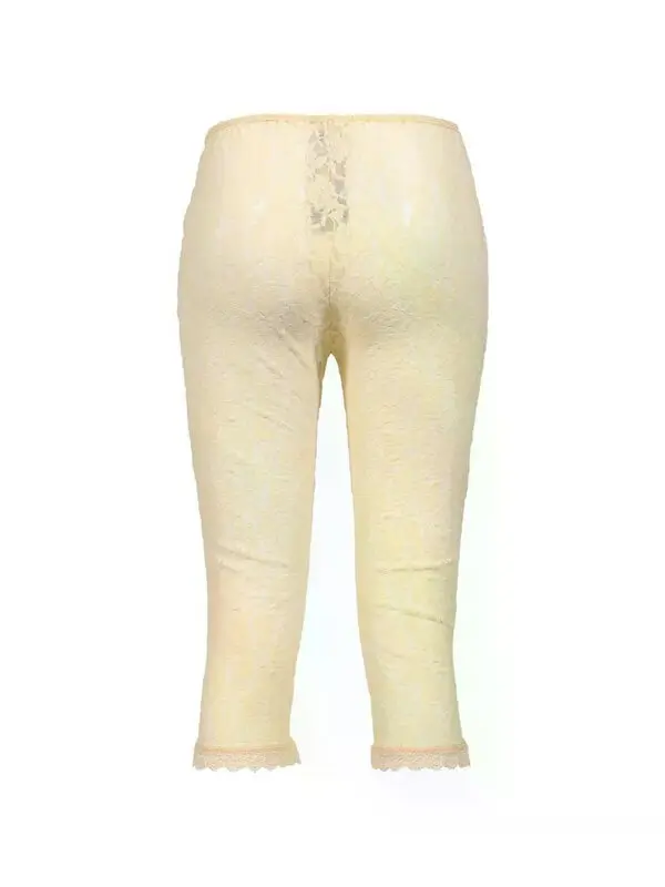 Sandy Liang Barlow Lace Cropped Trousers