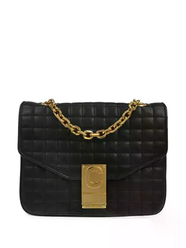 Celine 1990-2000s Quilted Chain Shoulder Bag