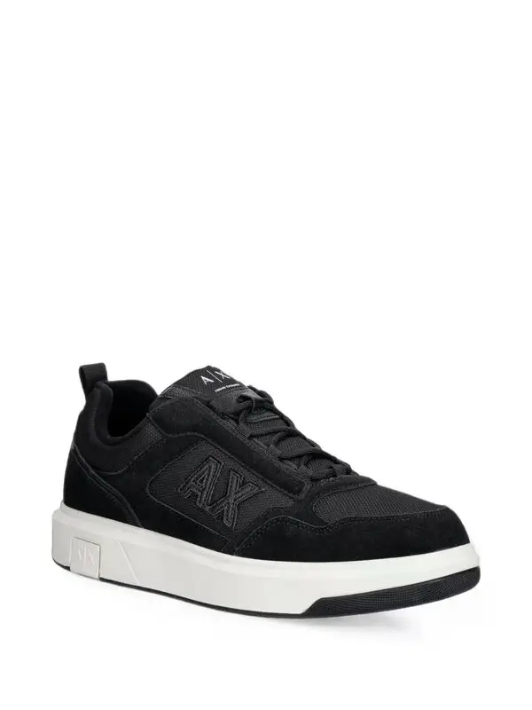 Armani Exchange Panelled Logo-patch Sneakers