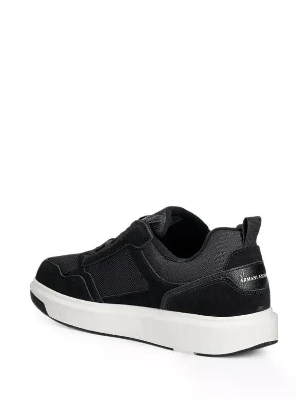 Armani Exchange Panelled Logo-patch Sneakers
