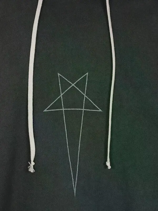 Rick Owens Pentagram Hoodie