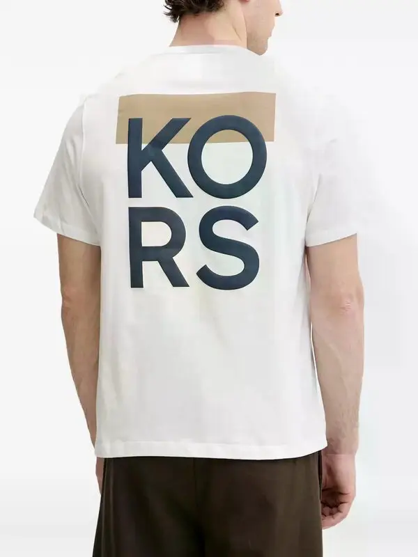 Michael Kors Graphic Logo Cotton Jersey T-shirt
