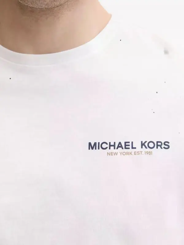 Michael Kors Graphic Logo Cotton Jersey T-shirt