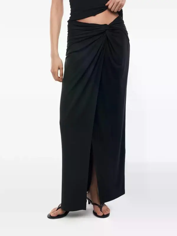 12 STOREEZ Siesta" Twisted-front Skirt