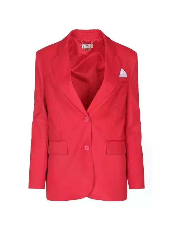 Elisabetta Franchi Single-breasted Blazer With Notched Lapels