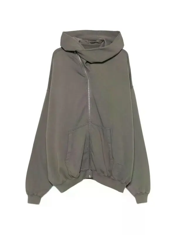 Rick Owens Mountain Hun Hoodie - Grey